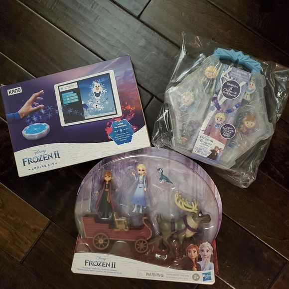 Frozen 2 | Toys | Frozen 2 Bundle Coding Kit Necklace Kit Sledding ...